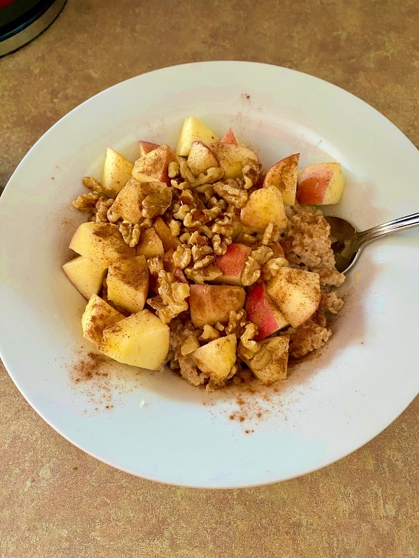 oatmeal and apples | KathyDodd.com